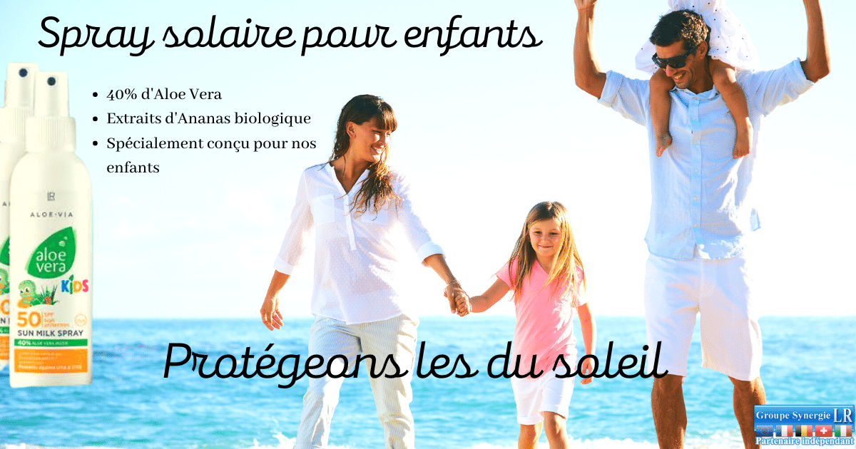 Spray solaire pour enfants